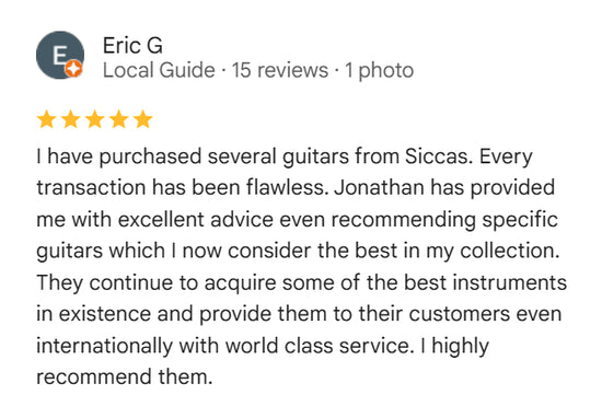 Why musicians all over the world trust us – Siccas Guitars