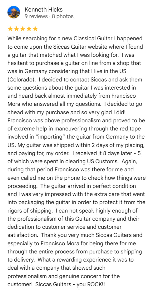 Why Musicians Trust Siccas Guitars